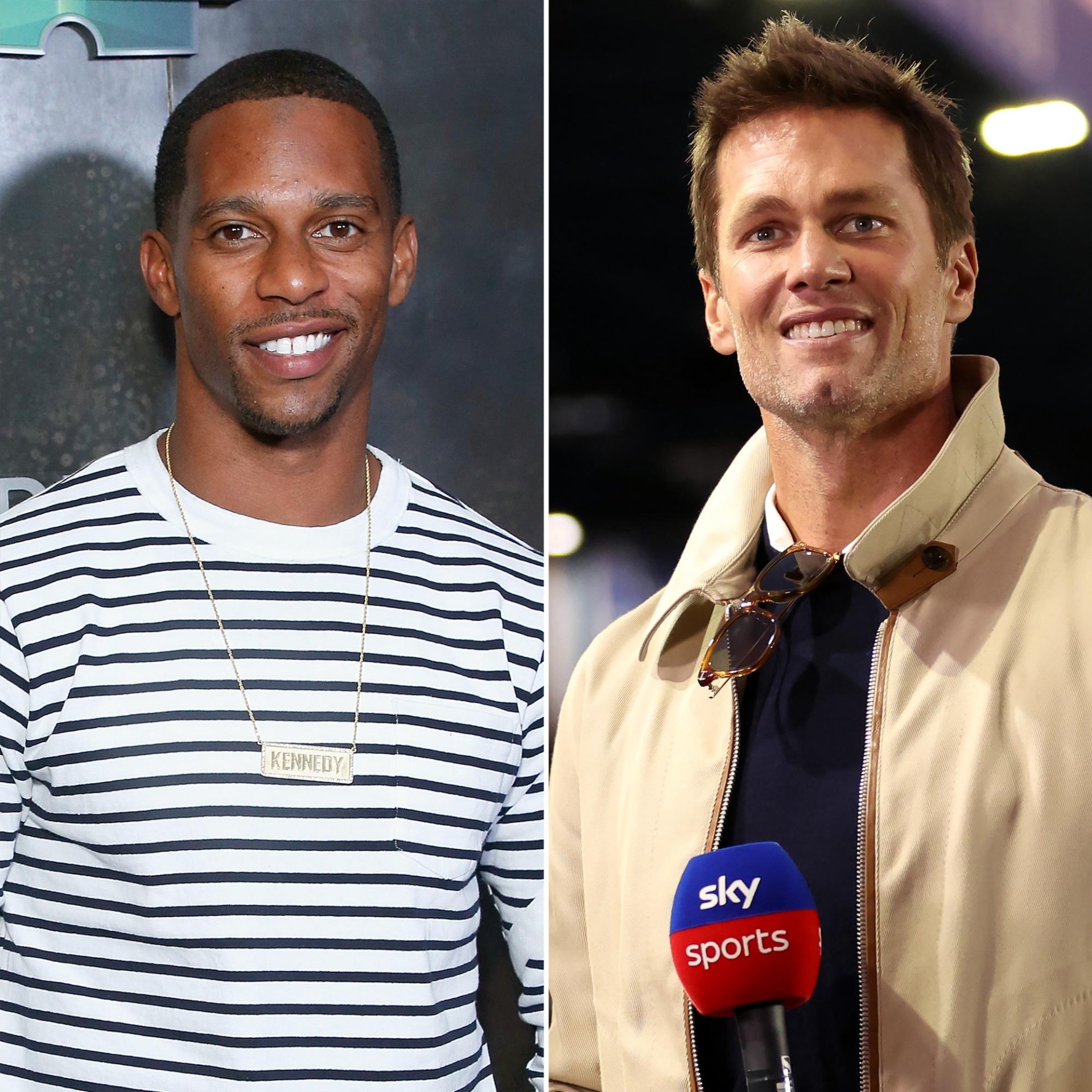 NFL's Victor Cruz Says Tom Brady Needs to 'Loosen Up' in TV Gig | Us Weekly