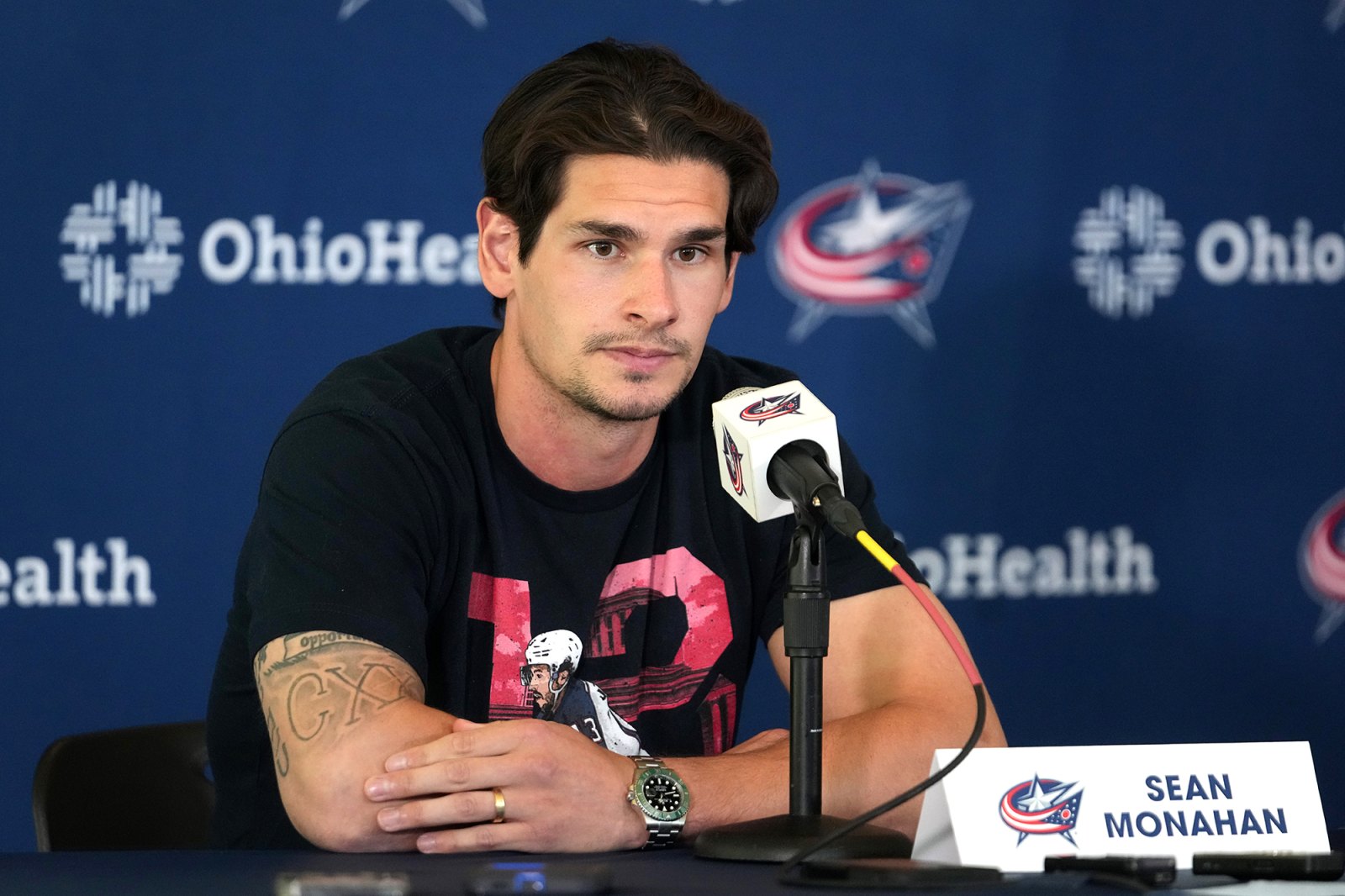 Sean Monahan Says It's ‘Hard to Get Through’ Johnny Gaudreau's Death ...