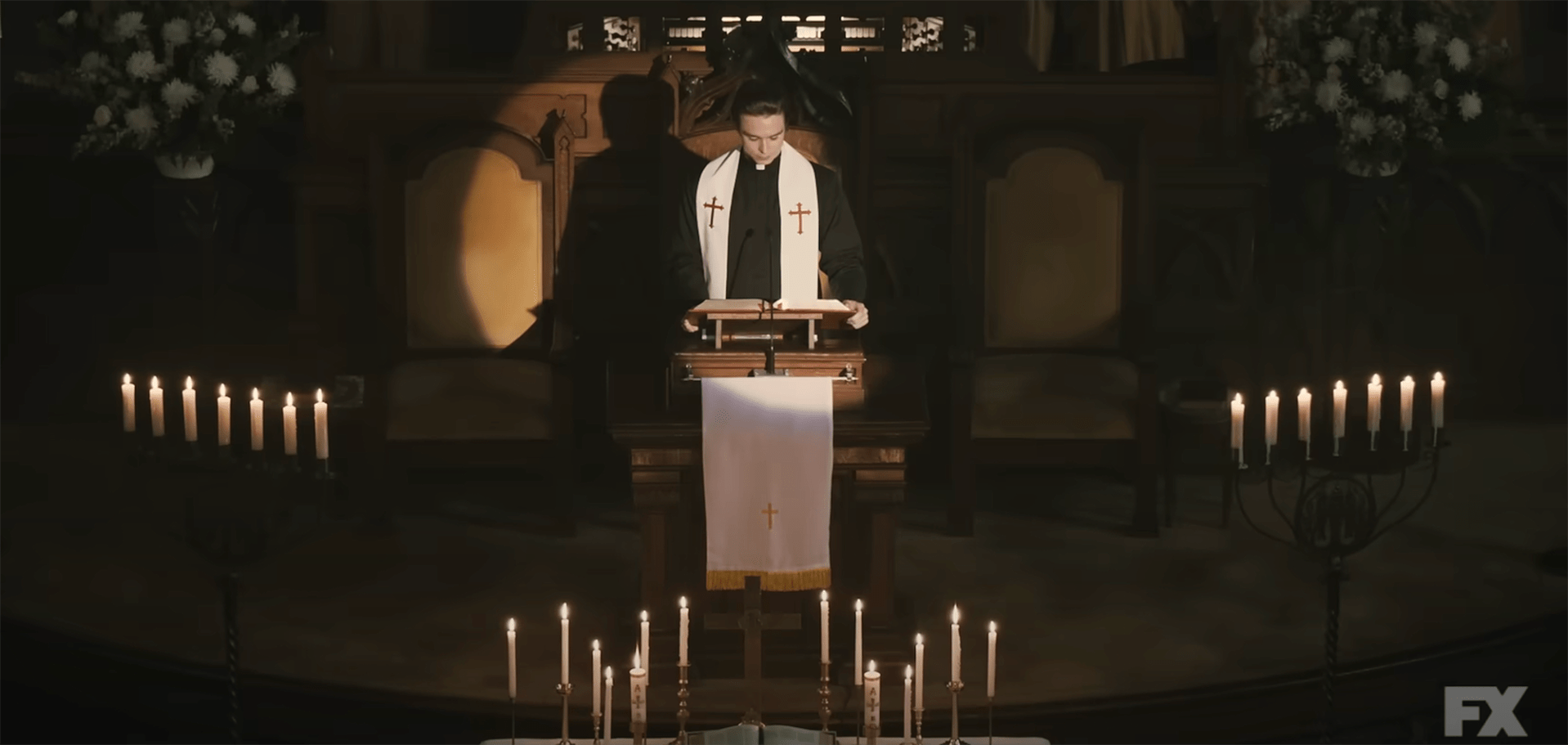 Grotesquerie's Nicholas Chavez Hot Priest Inspiration Was Not Fleabag ...