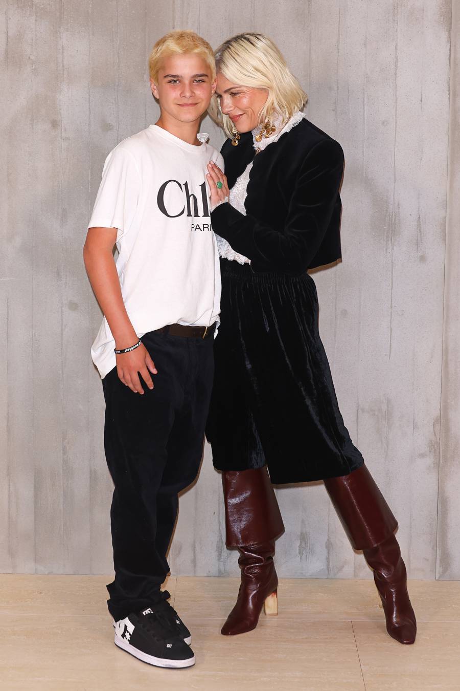Selma Blair Poses With Lookalike Son Arthur at Paris Fashion Week | Us ...