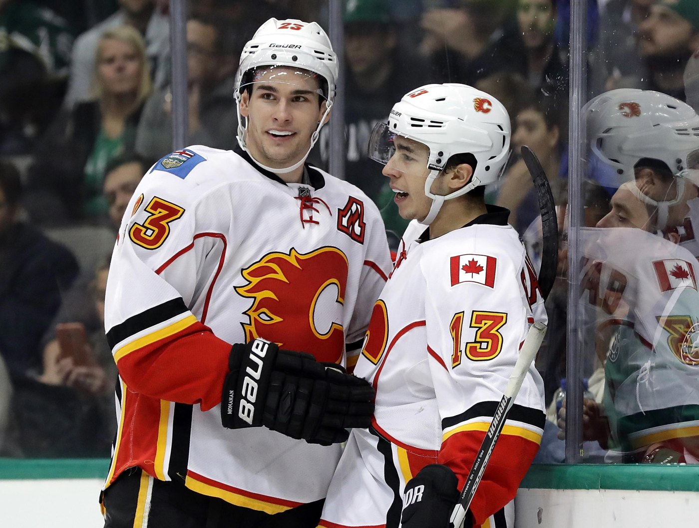 Blue Jackets' Sean Monahan Feels ‘Love’ From Johnny Gaudreau After Win ...