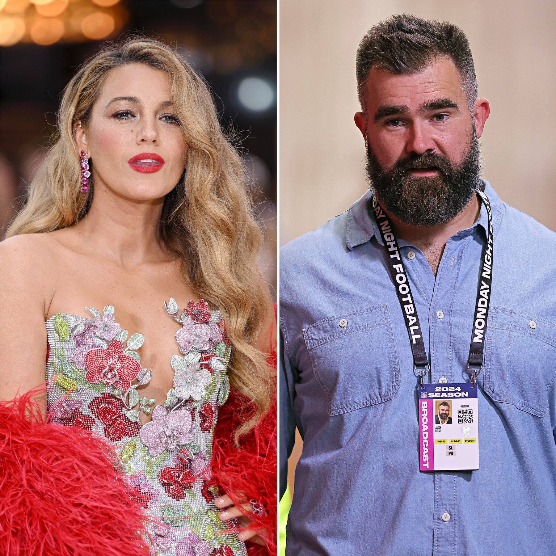 Blake Lively Reacts to Jason Kelce's Sisterhood of Traveling Pants ...