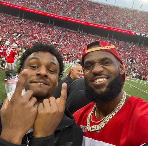 LeBron James Has ‘Pure Joy’ for Son Bronny James on Lakers Picture Day ...
