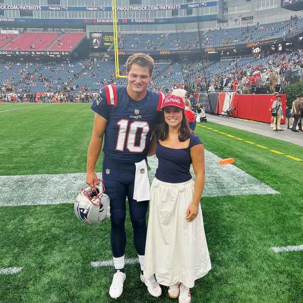 Quarterback Drake Maye and Ann Michael Hudson’s Relationship Timeline ...