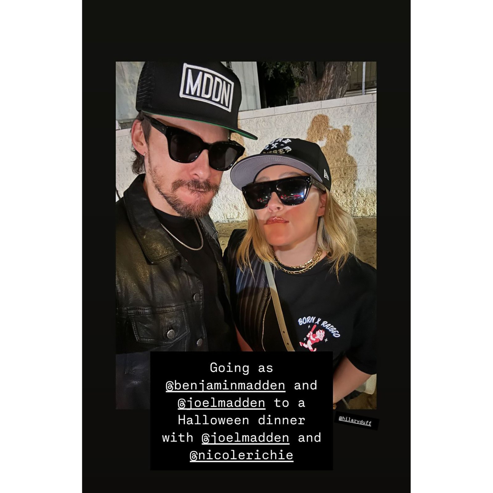 Hilary Duff, Matthew Koma Dress as Madden Twins for Dinner With Ex Joel ...