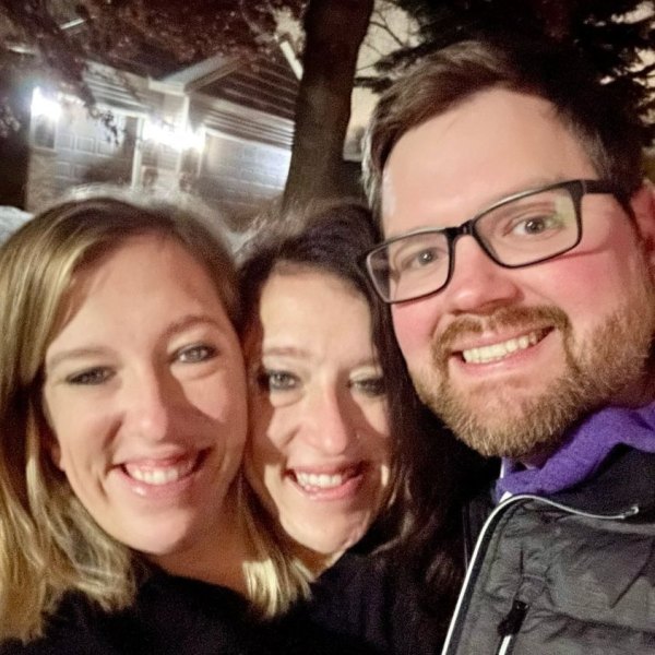 Conjoined Twins Abby and Brittany Hensel Beam in Photo With Husband ...