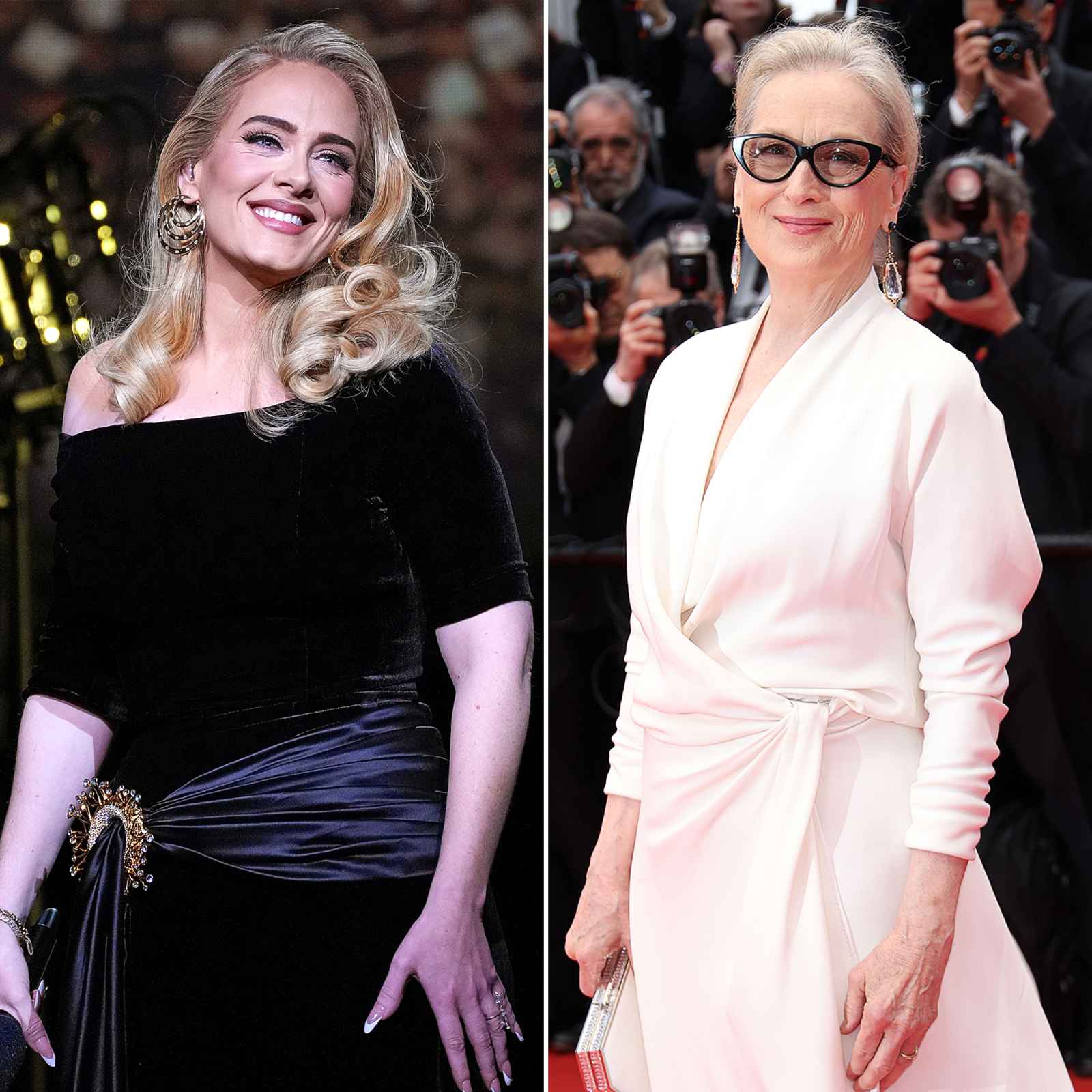 Adele Hugs Meryl Streep at Her Residency: ‘What A F—-ing Honor!’ | Us ...