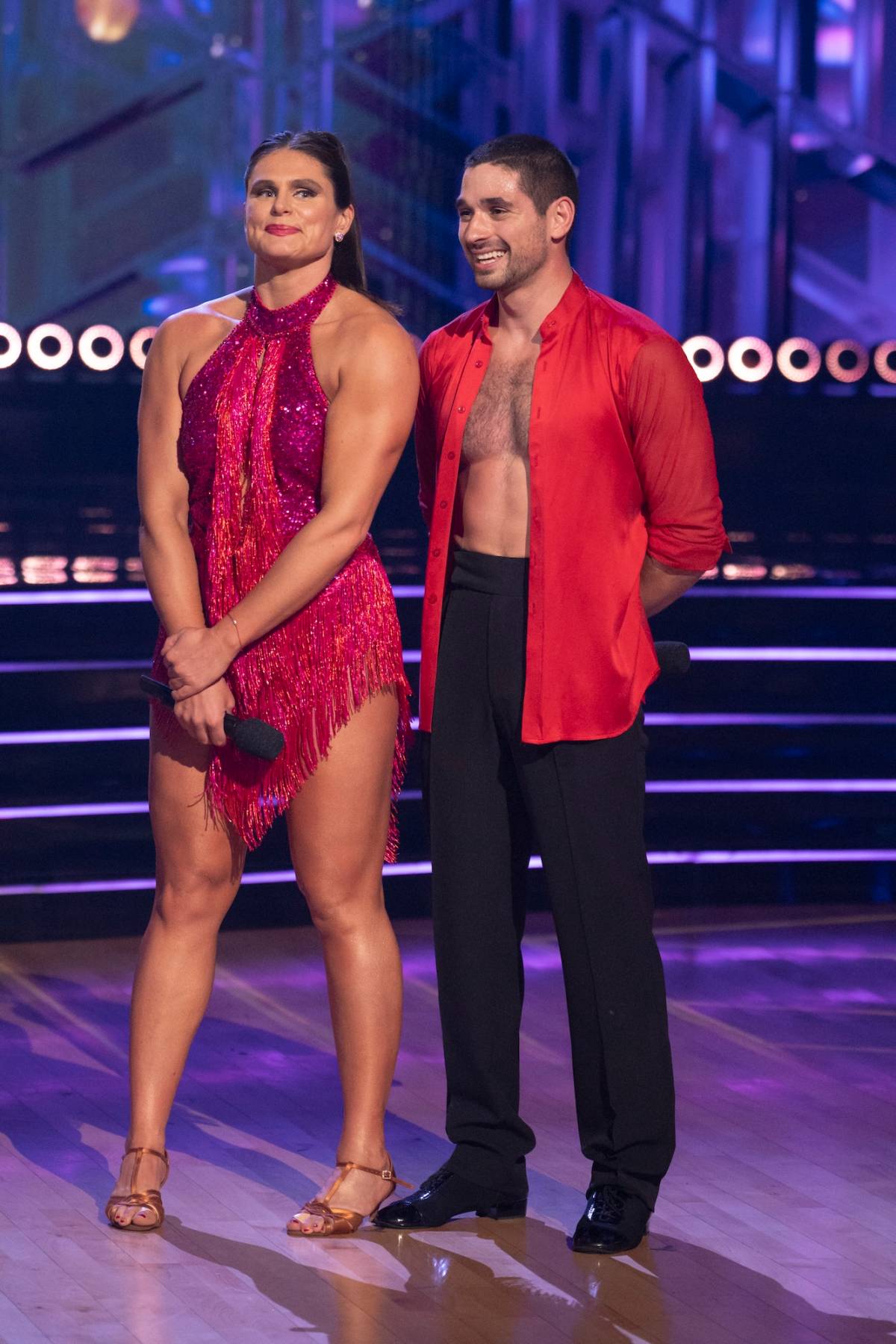 Ilona Maher Rewears Her DWTS Premiere Dress After Wardrobe Malfunction ...