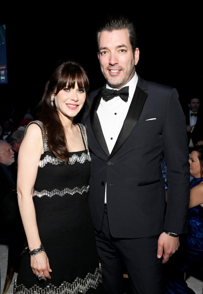 Jonathan Scott Jokes About Zooey Deschanel Wedding Date Limbo | Us Weekly