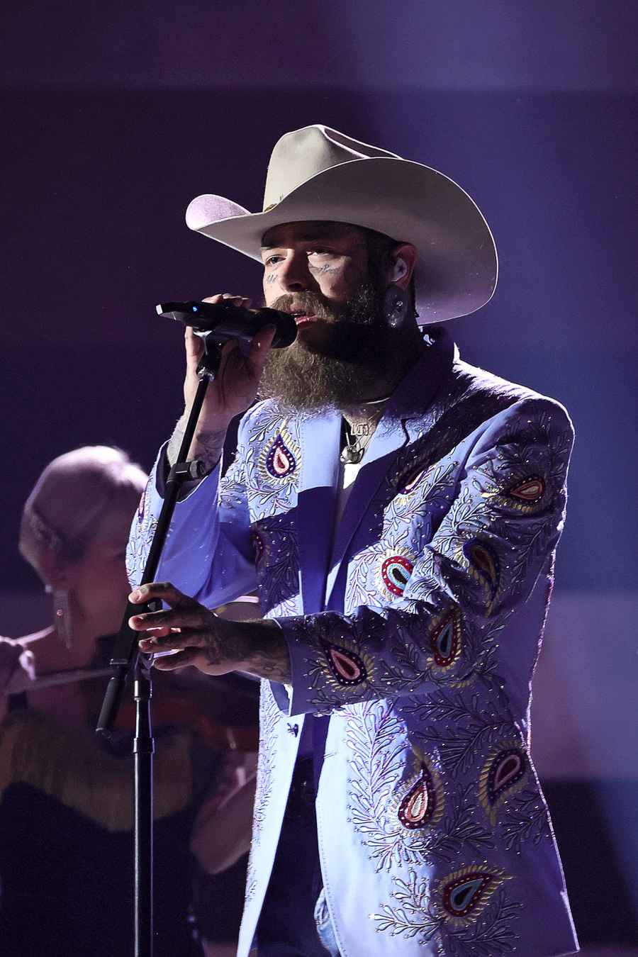 Post Malone Performs Song Dedicated to Daughter at 2024 CMA Awards | Us ...