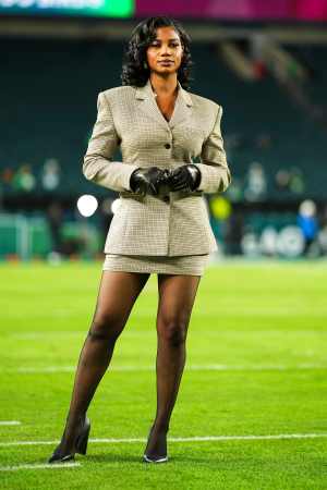 Taylor Rooks on Her Viral Gameday Outfits: 'Love Serving the Look' | Us ...