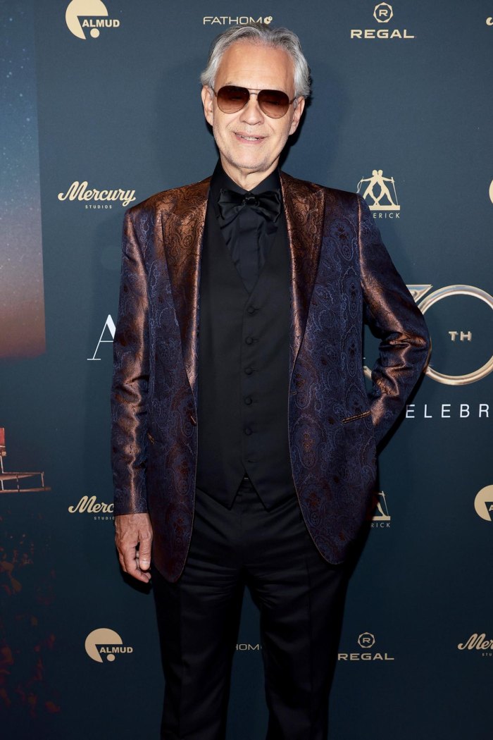 Andrea Bocelli Takes Us Weekly Backstage at The Celebration Concert ...