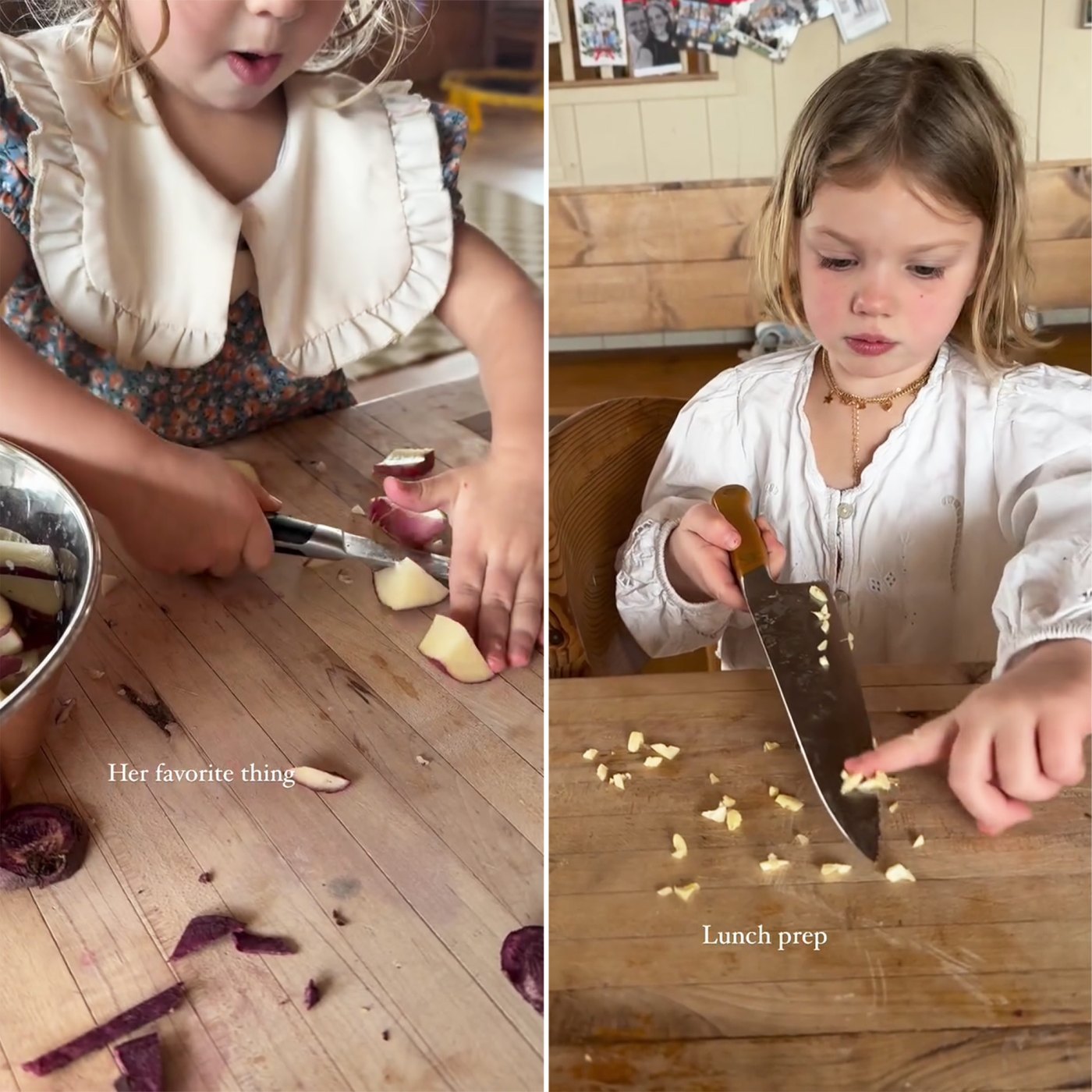 Ballerina Farm's Hannah Shows Kids Using Full-Sized Knives to Cook | Us ...