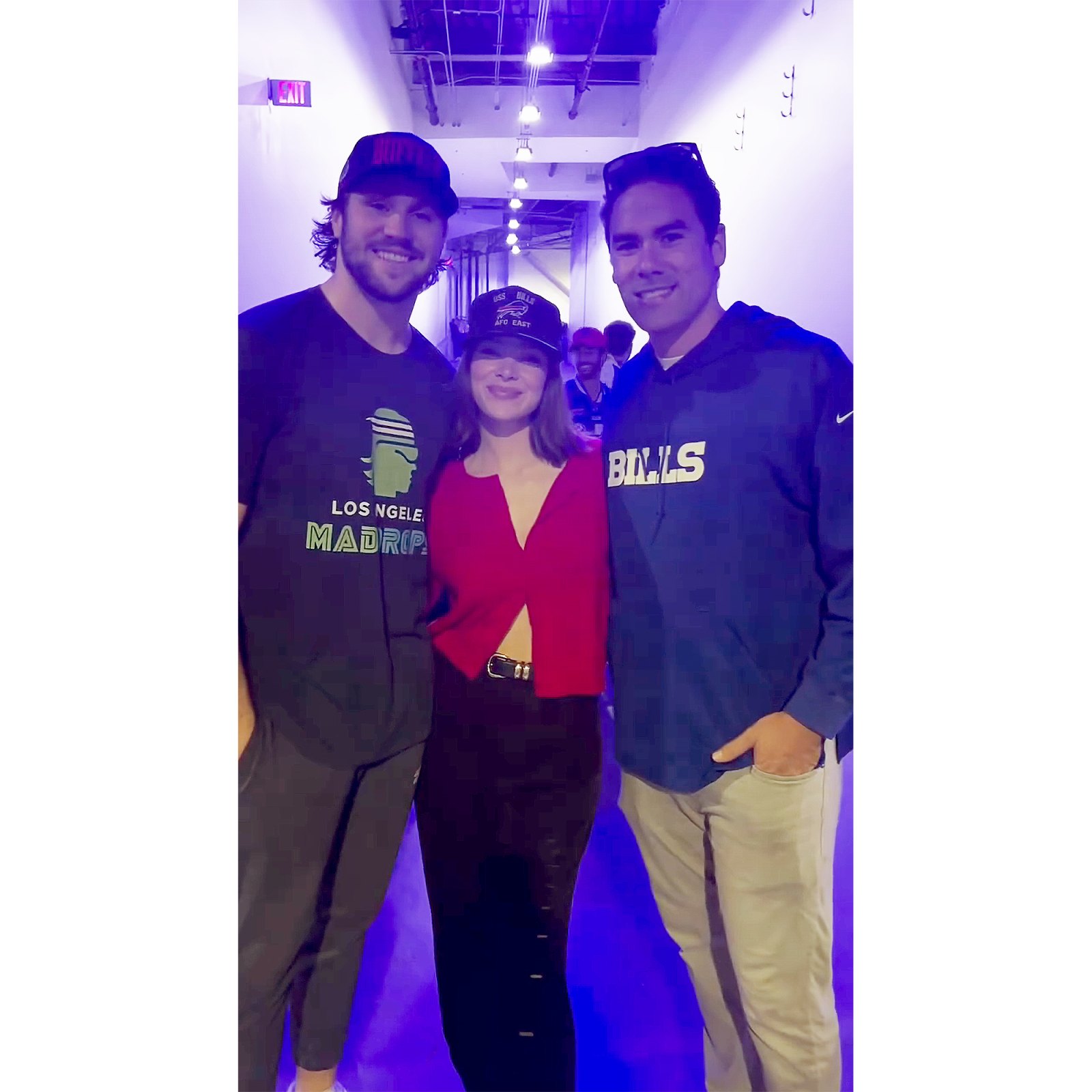 Hailee Steinfeld, Josh Allen Hang With Her Bro at Bills Game in L.A ...