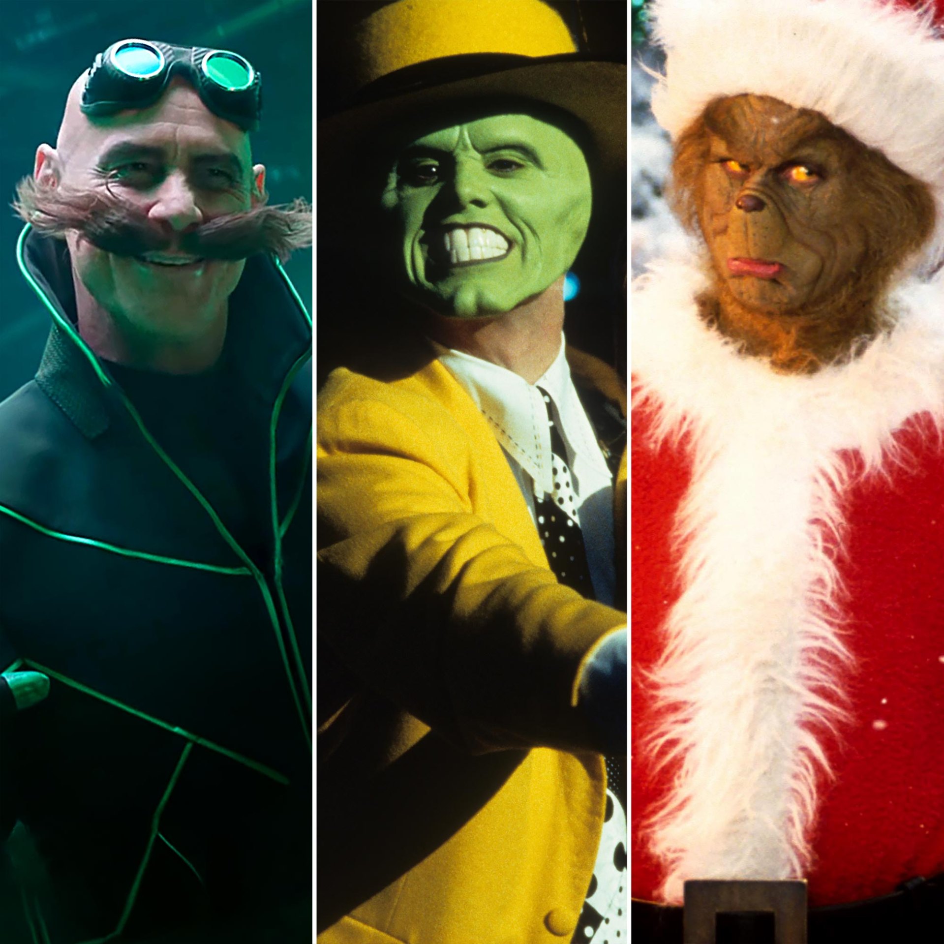 Jim Carrey Compares His Sonic 3 Makeup To The Mask And The Grinch Us
