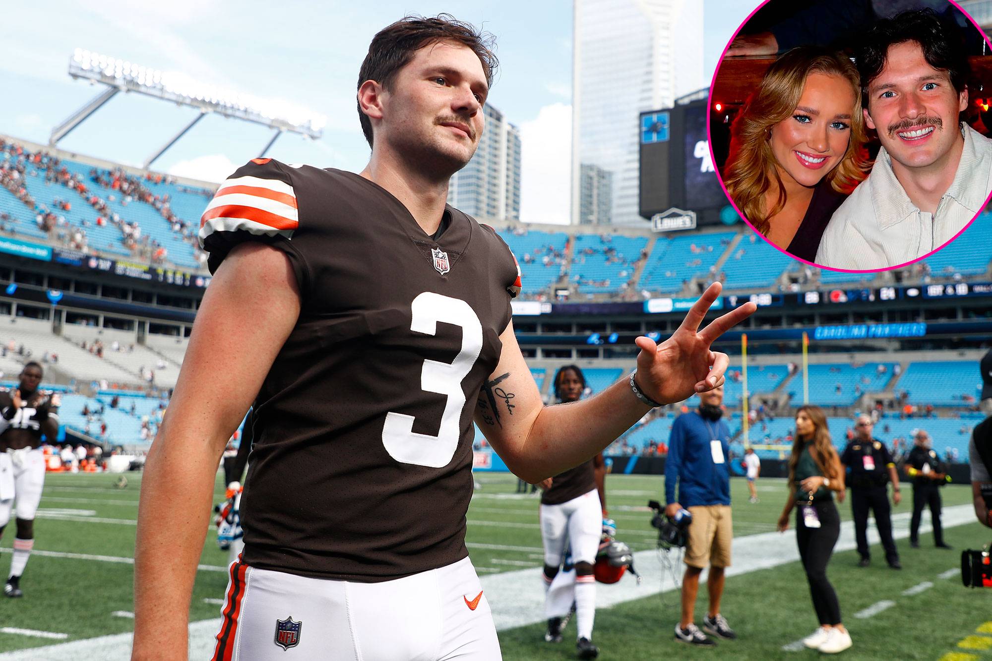 NFL Star Cade York and Cheerleader Zoe Dale's Relationship Timeline ...