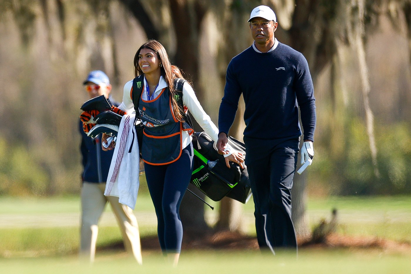 Tiger Woods Plays With Children Sam and Charlie at PNC Championship ...