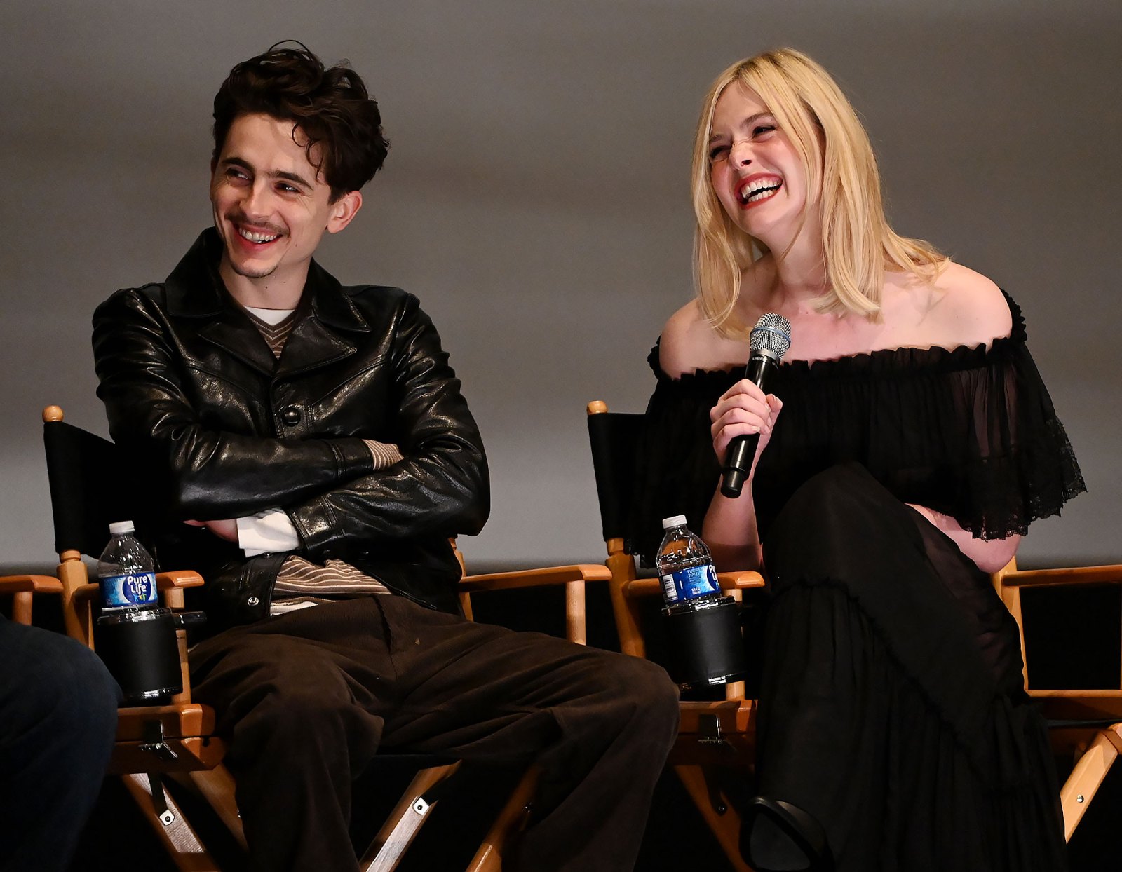 Timothee Chalamet and Elle Fanning Nail Wicked's 'Holding Space' Meme ...