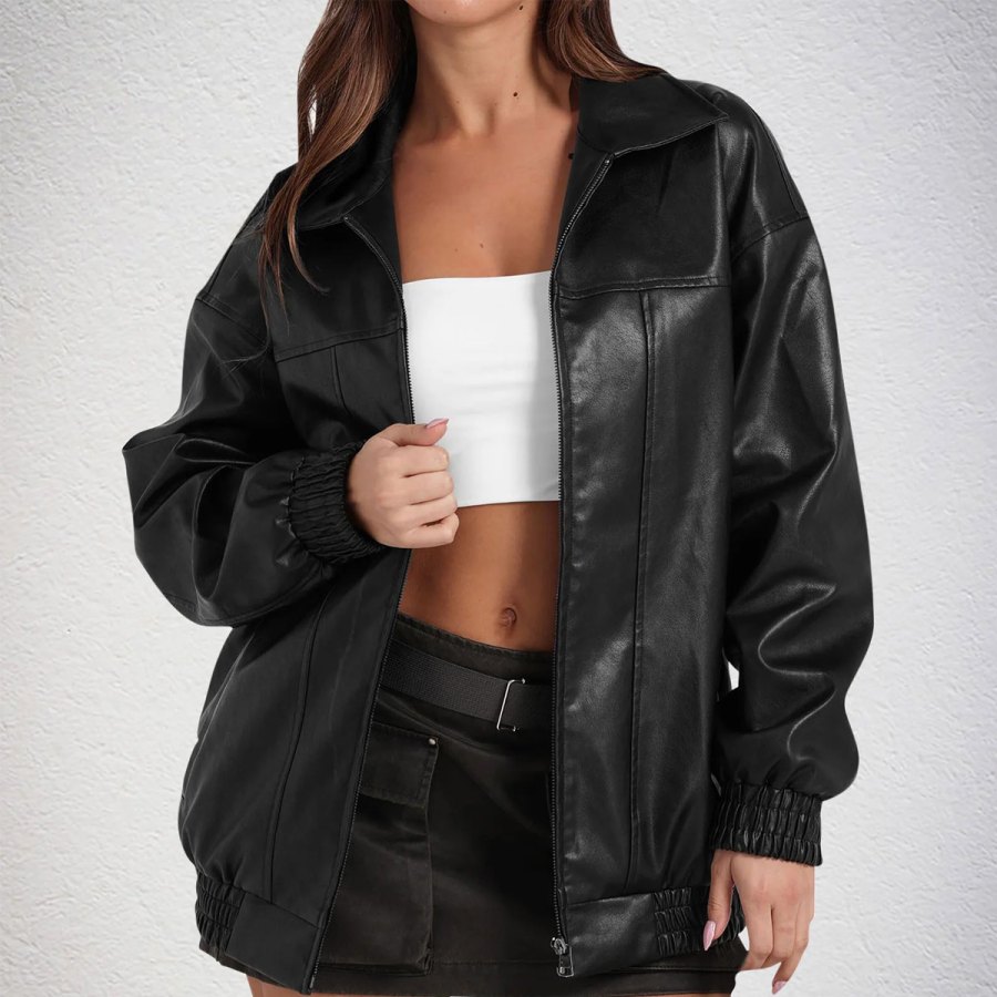 Hailey Bieber's Cool Rich Mom Bomber Jacket Look is Just $28! | Us Weekly
