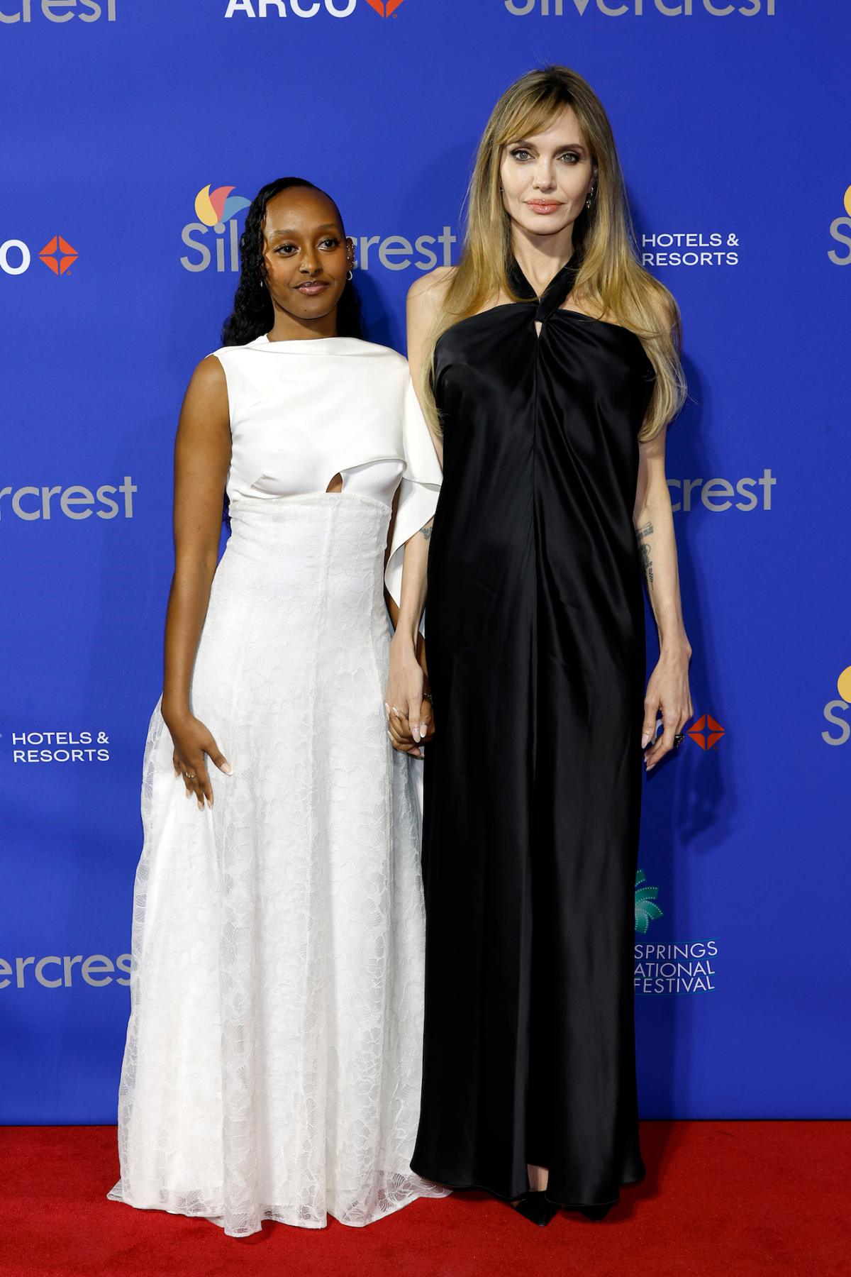 Angelina Jolie and Zahara Step Out After Brad Pitt Divorce Finalized ...