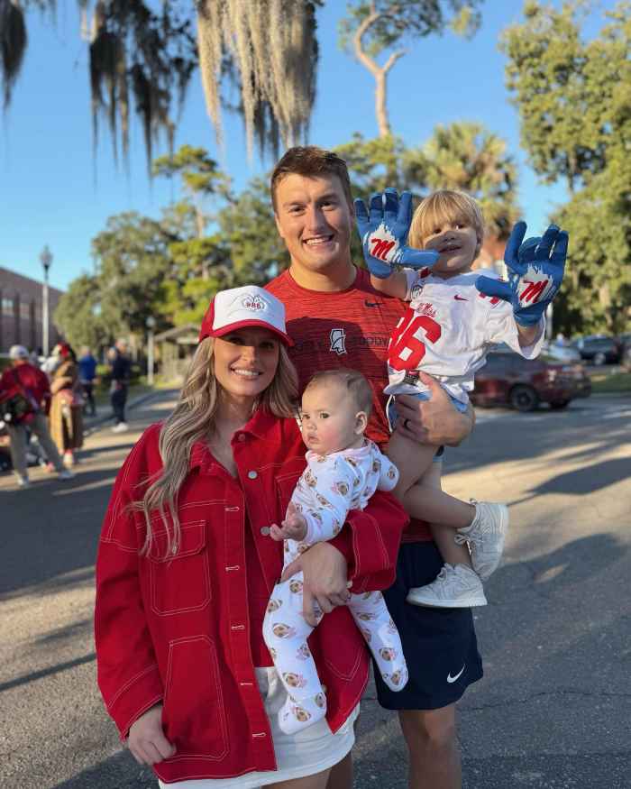 Caden Prieskorn's Wife, Kids Didn't Join Him for NFL Draft Training ...