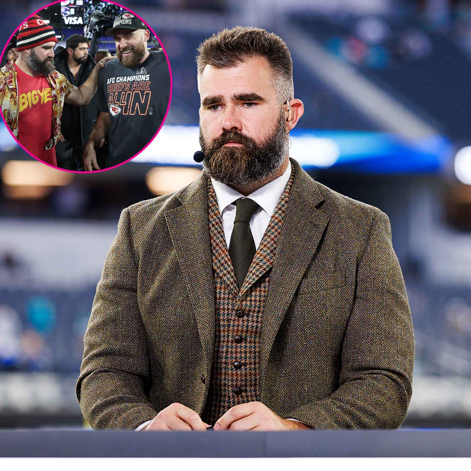 Jason Kelce Says He's Trying to Attend Both AFC, NFC Conference Games ...