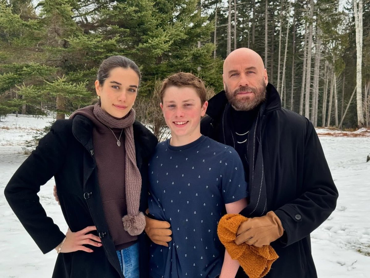 John Travolta Shares New Photo With Kids Ella and Ben | Us Weekly