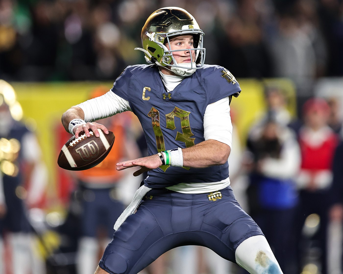 Notre Dame's Riley Leonard Thinks Jesus Is to Thank for Title Game Run ...