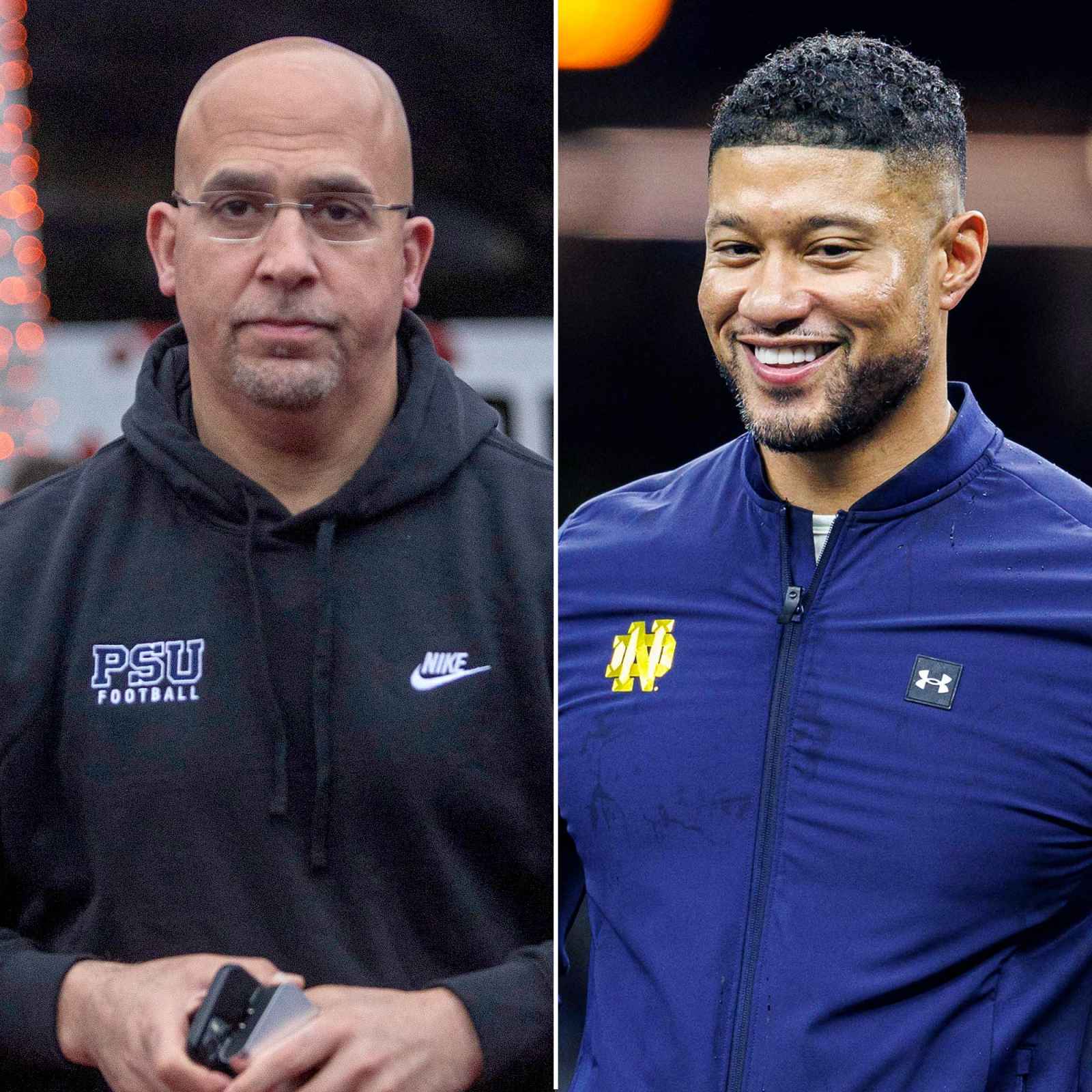 PSU Coach James Franklin Wants ND Coach Marcus Freeman’s ‘Hairline ...