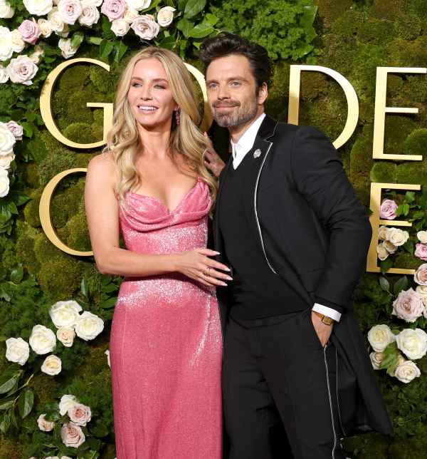 Sebastian Stan Kisses Annabelle Wallis After 2025 Golden Globes Win ...