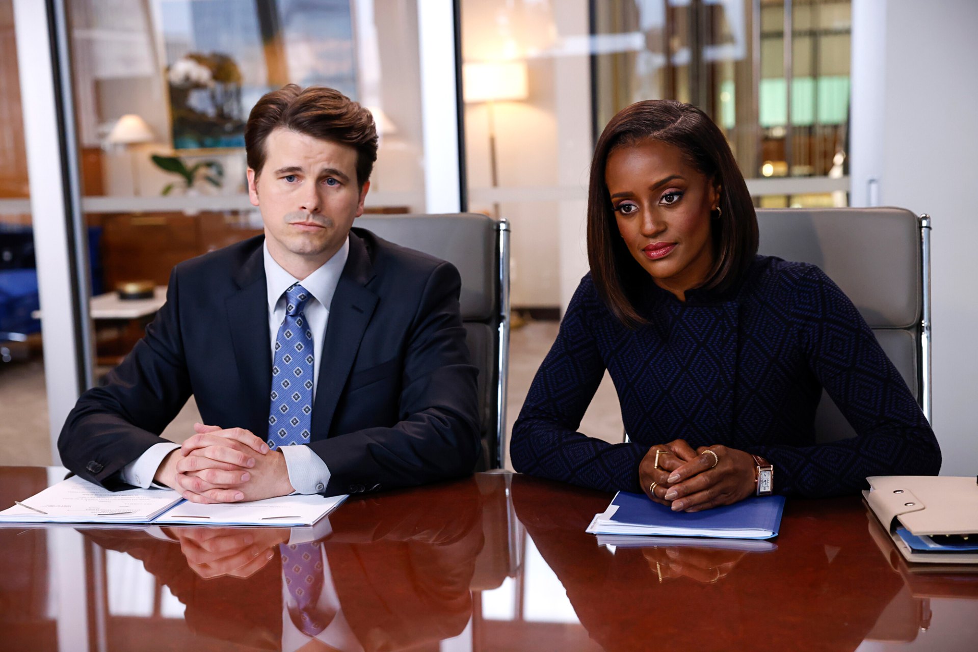 Skye P. Marshall 'Didn't Know' Who Jason Ritter Was Before Matlock | Us ...