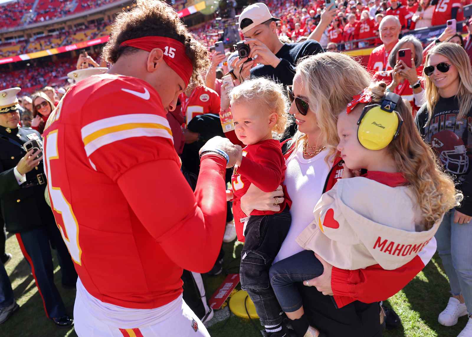 Patrick and Brittany Mahomes Explain Their Kids' Names: Sterling ...