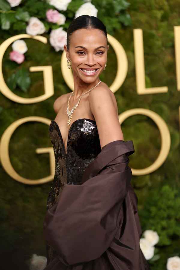 Zoe Saldana Wins Best Supporting Film Actress at 2025 Golden Globes ...