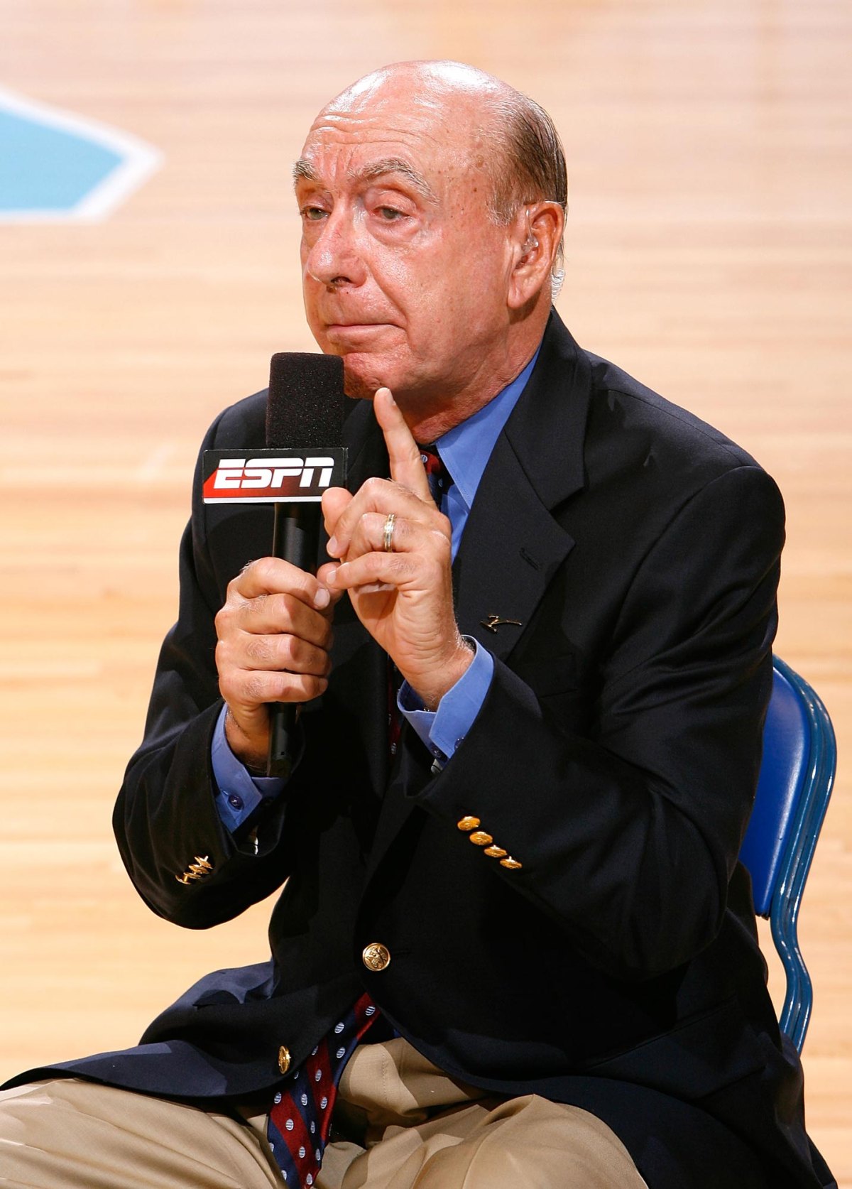 Dick Vitale Makes Emotional Return After Sharing He's Cancer-Free | Us ...