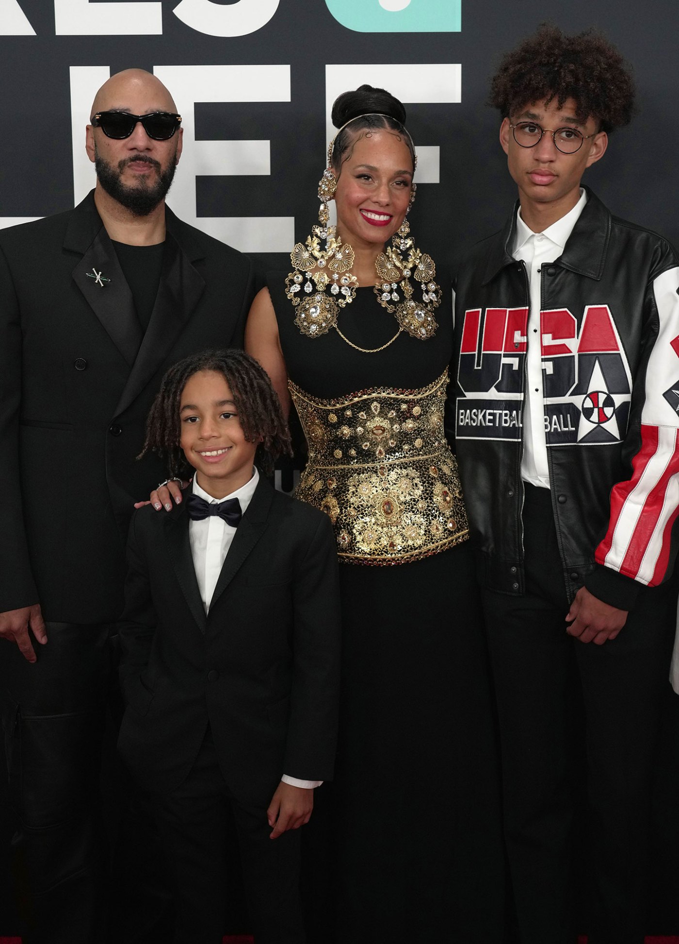 Alicia Keys and Swizz Beatz Bring Their 2 Kids to the 2025 Grammys | Us ...