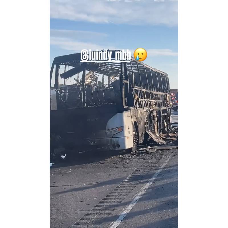 College Basketball Team's Bus Bursts Into Flames: Shocking Photos | Us ...