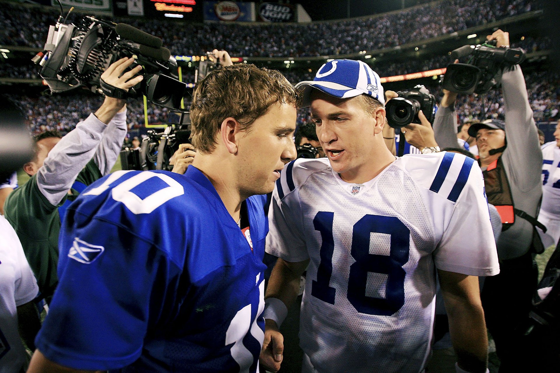Peyton Manning Is 'Glad' He Never Played Eli in a Super Bowl | Us Weekly