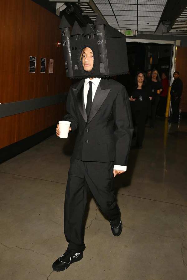 Jaden Smith on His Castle Headpiece at the 2025 Grammys | Us Weekly