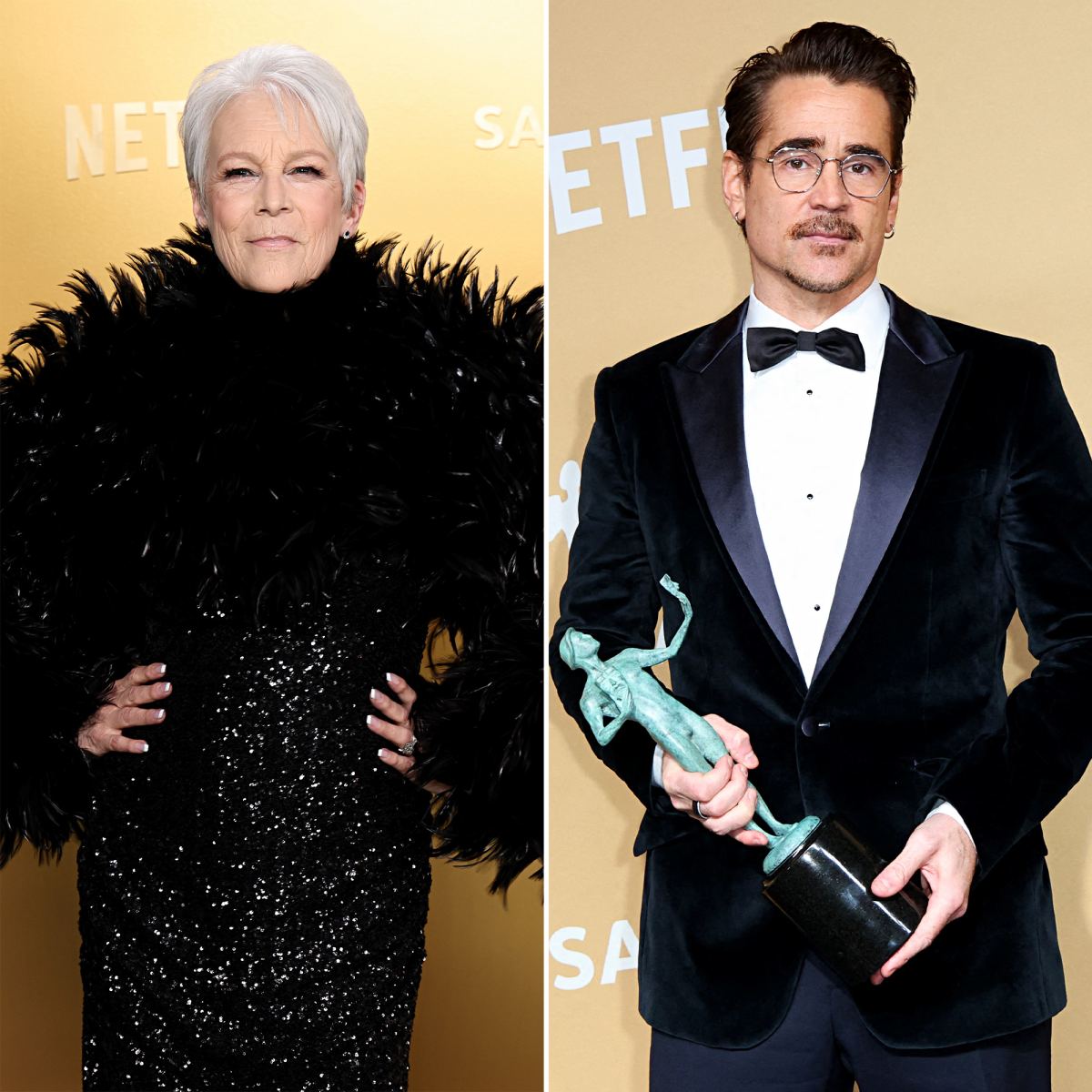 Jamie Lee Curtis Says Colin Farrell Gave Her COVID Before 2025 SAG ...