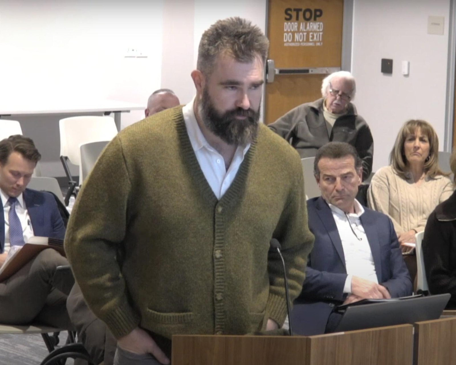 Why Jason Kelce Took the Mic at Local Zoning Board Meeting | Us Weekly