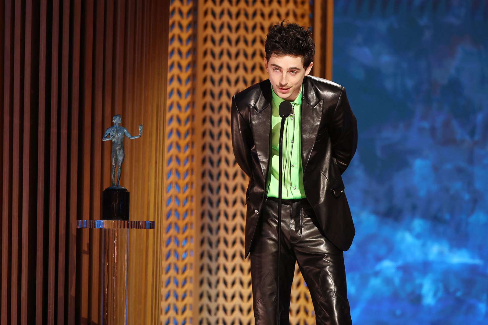 Timothee Chalamet Says He Wants to Be the Greatest in SAG Awards Speech ...