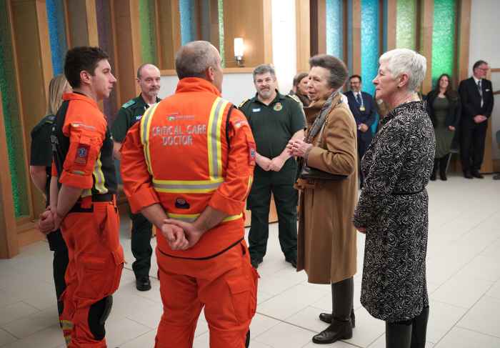 Princess Anne Visits Southmead Hospital After Concussion Treatment | Us ...