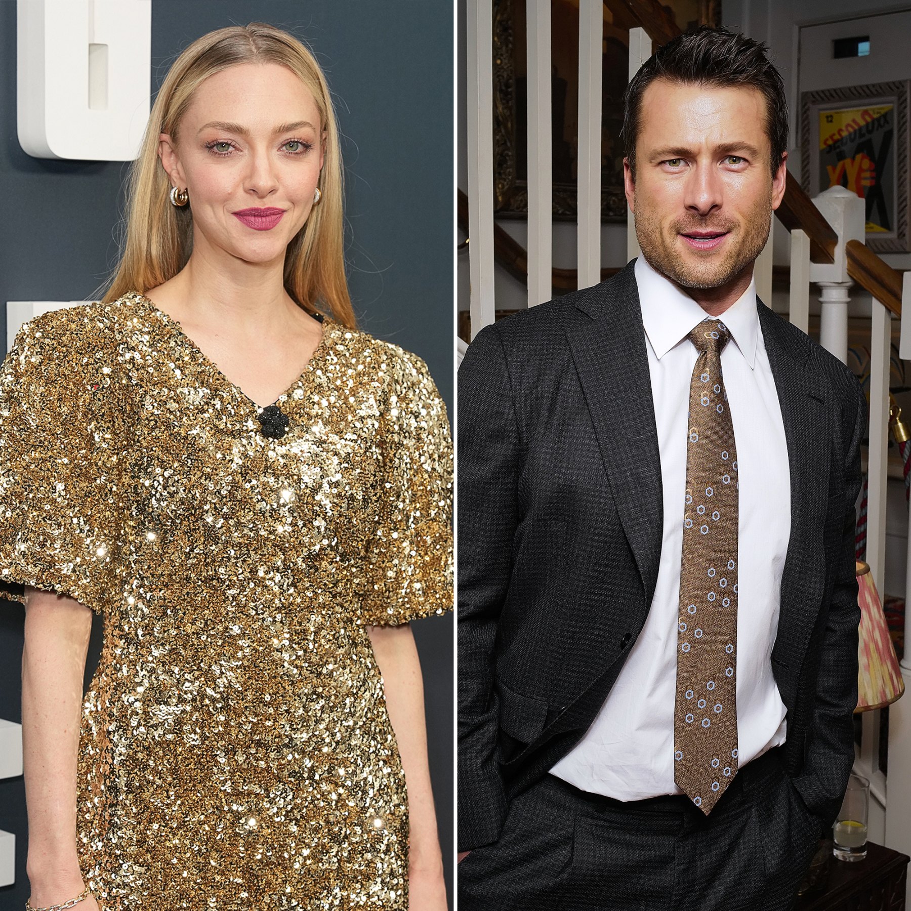 Amanda Seyfried Recalls 'Boobs Falling Out' in Front of Glen Powell ...