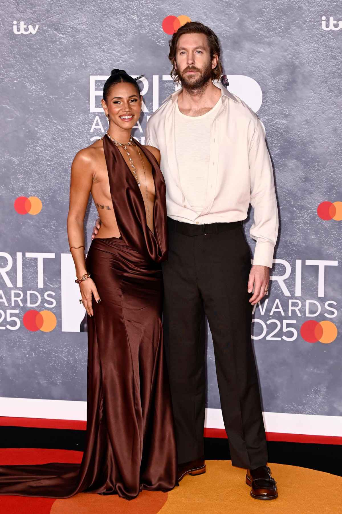Calvin Harris Goes Incognito at 2025 Brits With Scruffy Beard, Hair ...