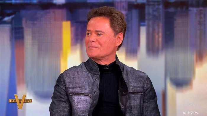 Donny Osmond, 67, Addresses Future Retirement: 'It's Inevitable' | Us ...