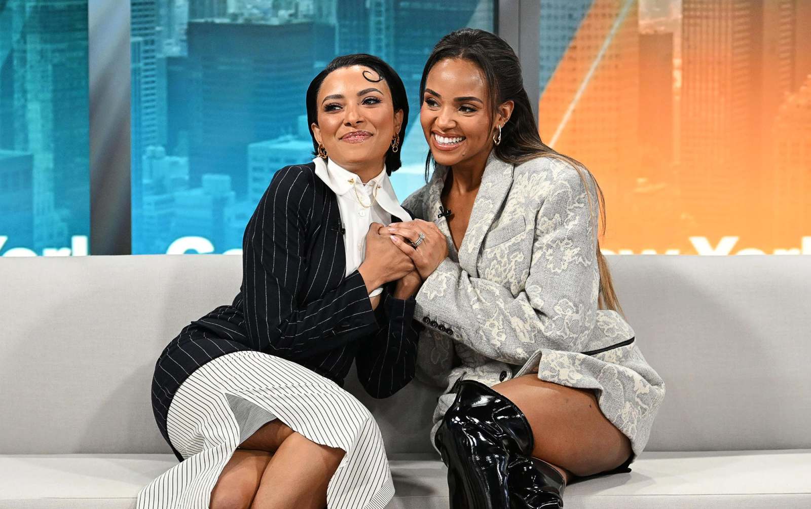 Kat Graham Shares How Meagan Tandy Made Her Feel on Duplicity Set | Us ...