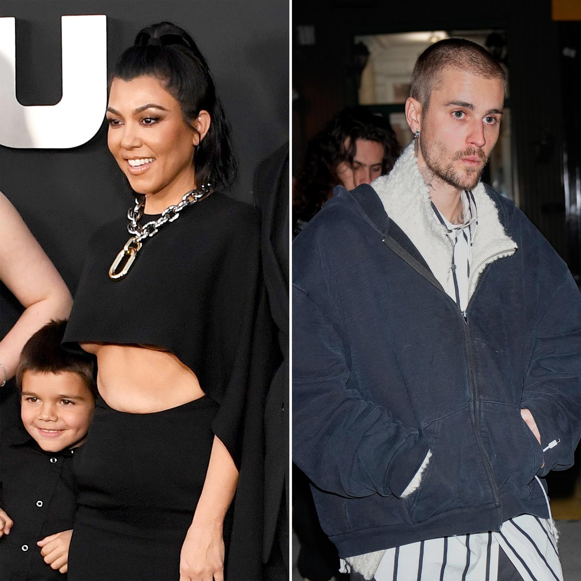 Kourtney Kardashian's Son Reign Denies Rumors Justin Bieber Is His Dad ...