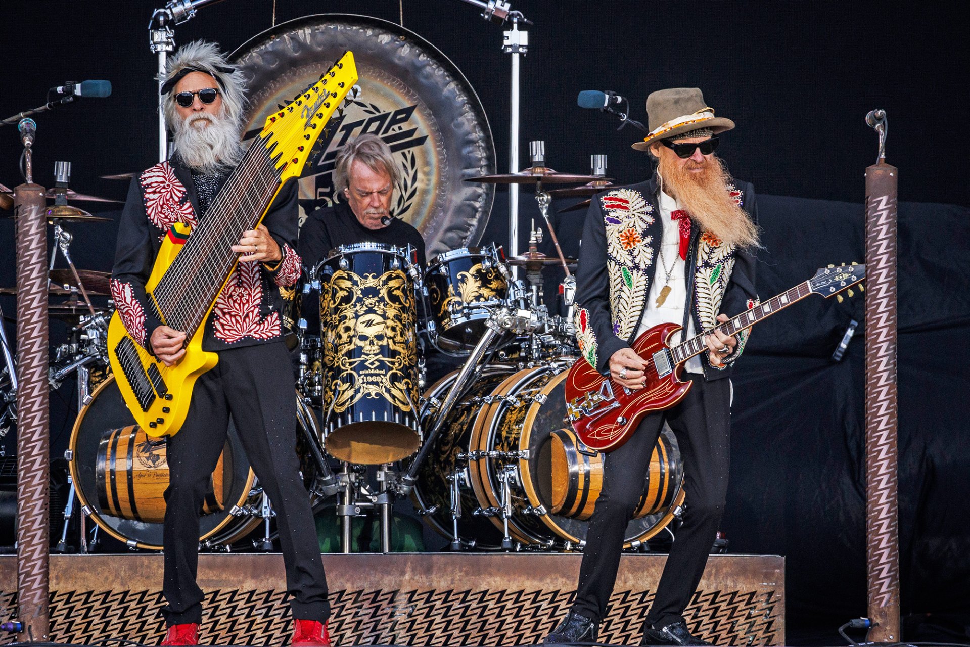ZZ Top Drummer Frank Beard Leaves Band's Tour Due to Health Reasons ...
