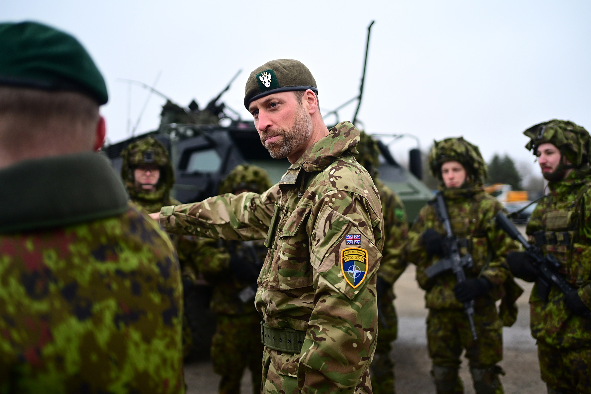 Prince William Wears Full Military Fatigues While Visiting Troops | Us ...