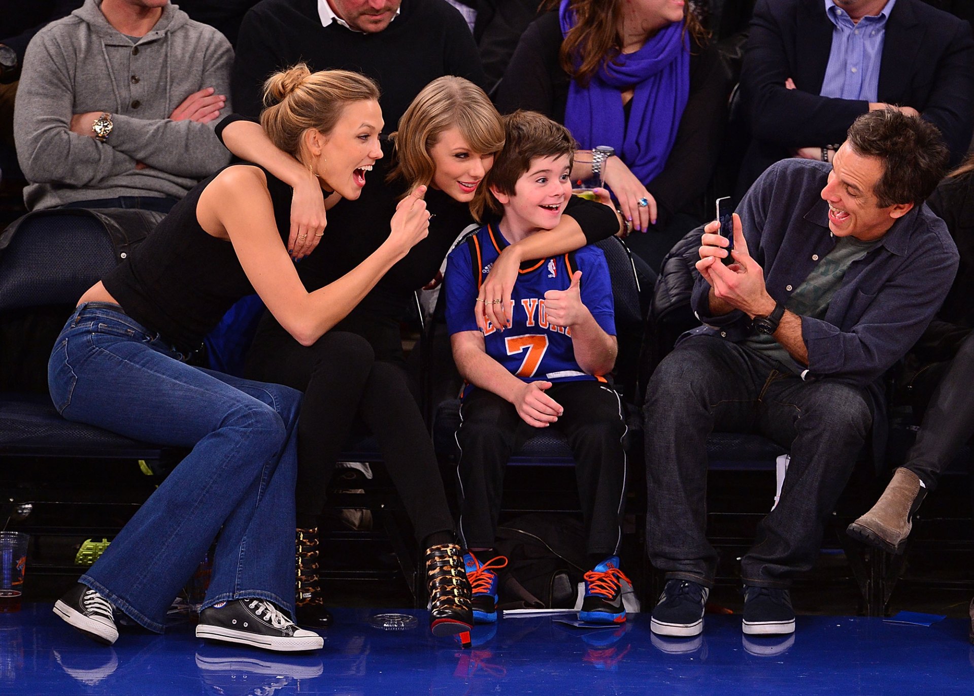 Taylor Swift Once FaceTimed Ben Stiller's Daughter From a Knicks Game ...
